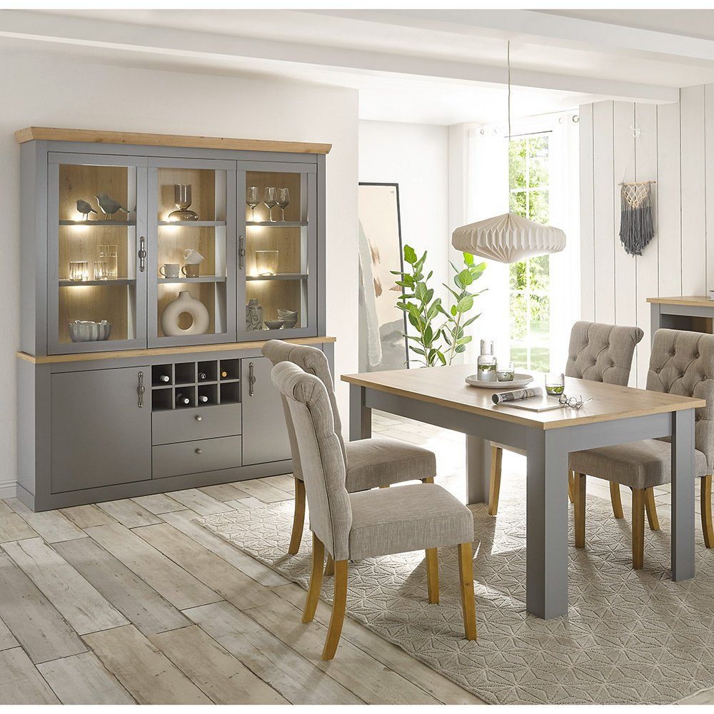 Lomadox Esszimmer-Set CHATHAM-61, (Spar-Set, 2-St), Buffetschrank ...