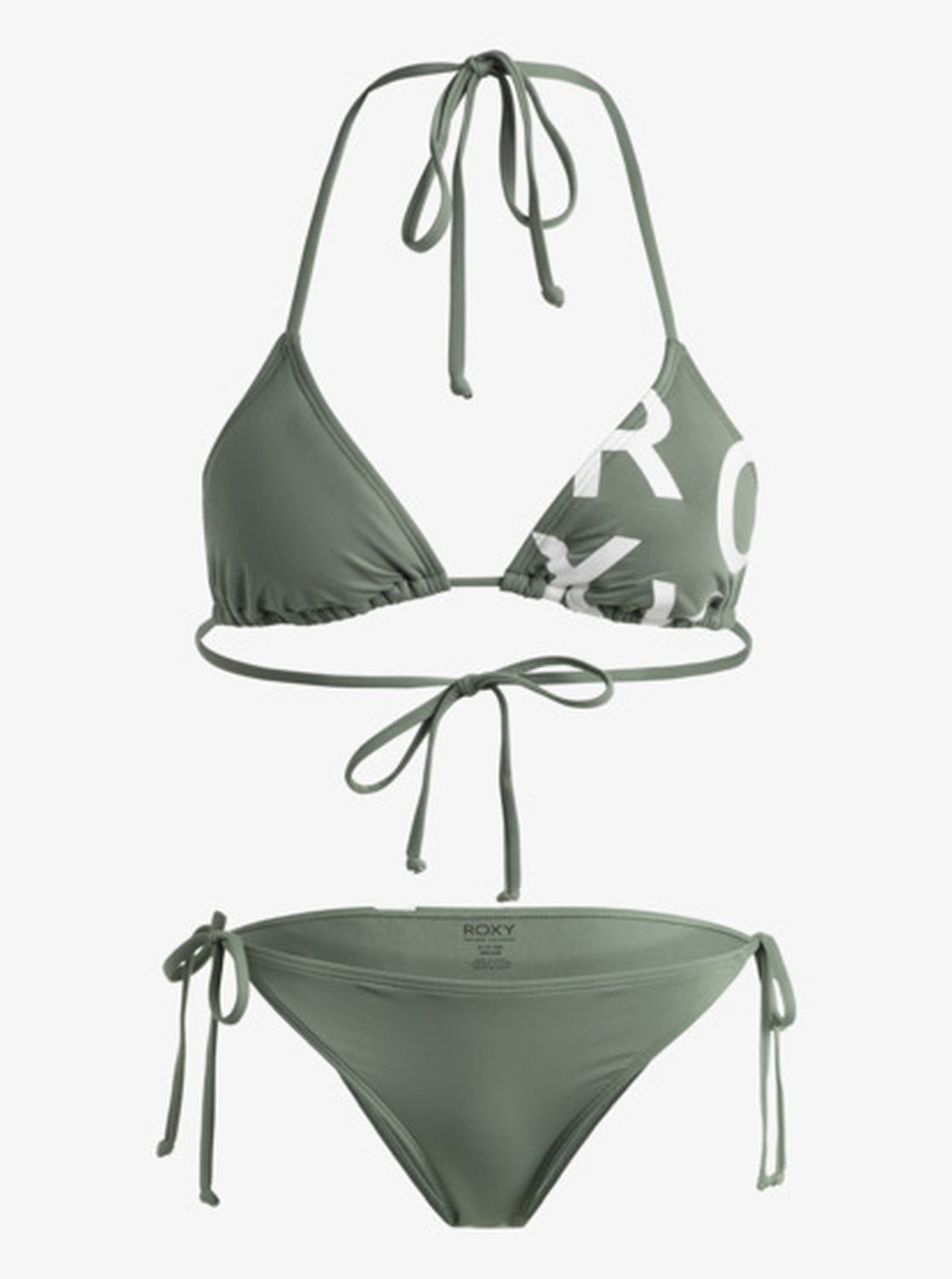 Roxy Triangel-Bikini ROXY Bikini-Set Beach Classic Tie Side Agave Green XS