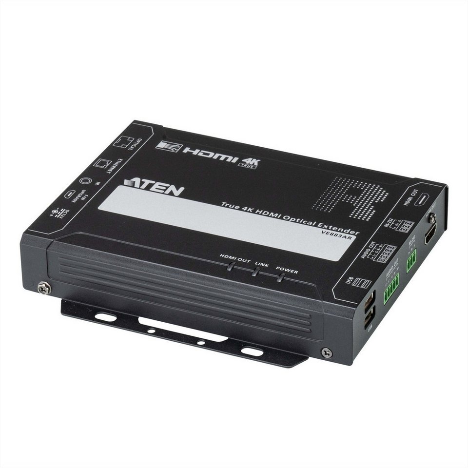 Aten VE883RAK1 4K HDMI Optischer Extender nur Empfänger Audio- & Video ... Aten VE883RAK1 4K HDMI Optischer Extender nur Empfänger Audio- & Video ...