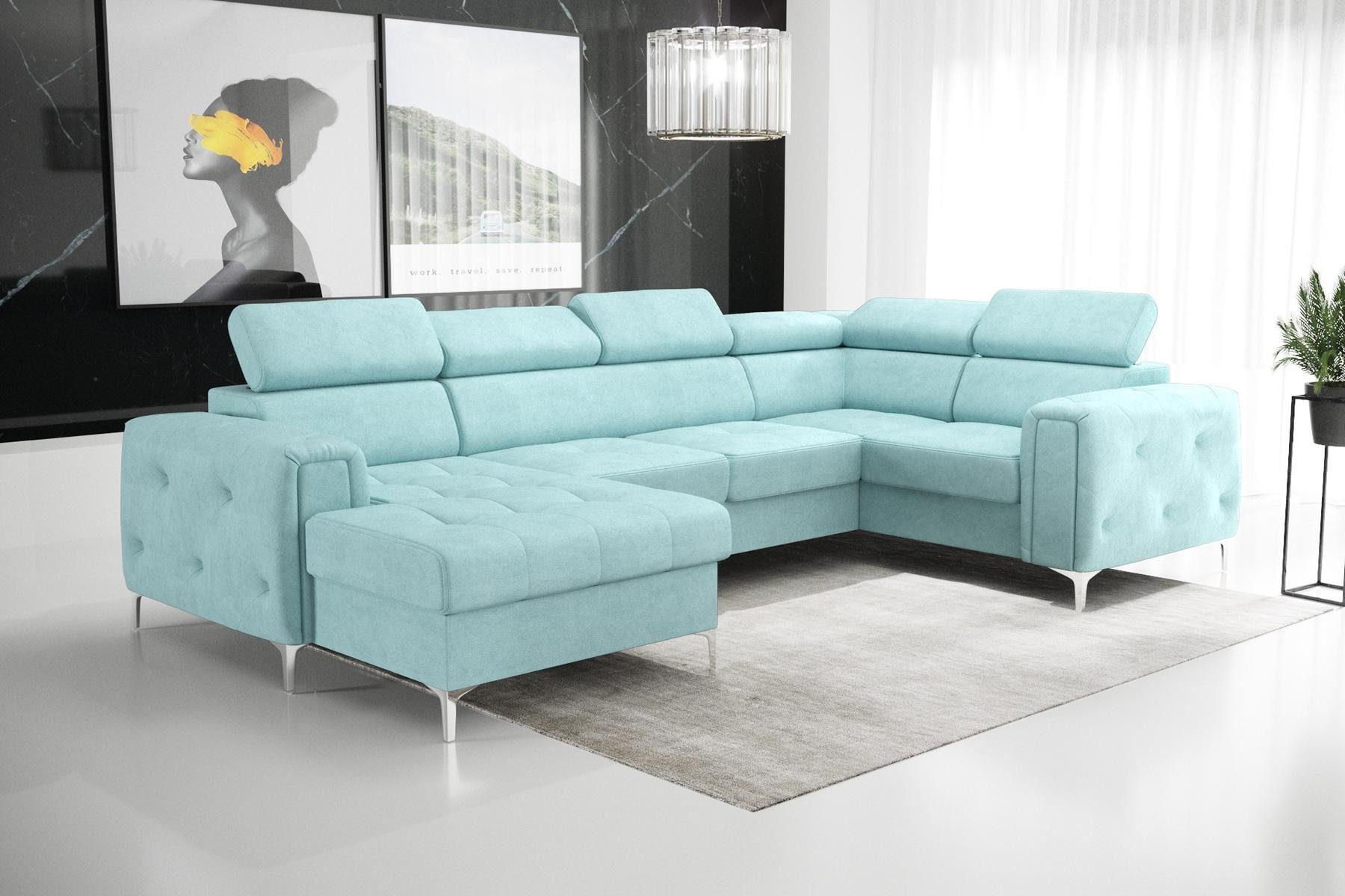 Jvmoebel Ecksofa Wohnlandschaft Design Ecksofa Textil Couchen Sofas U