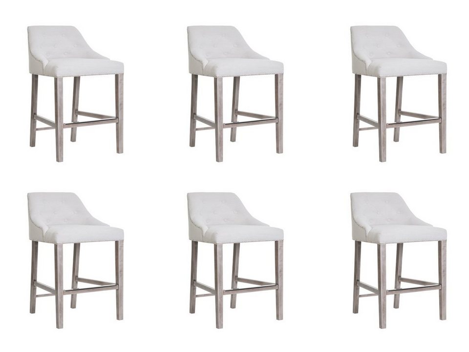 Jvmoebel Hochstuhl 6x Bar Hocker Barhocker Tresen Stuhl Set Stühle