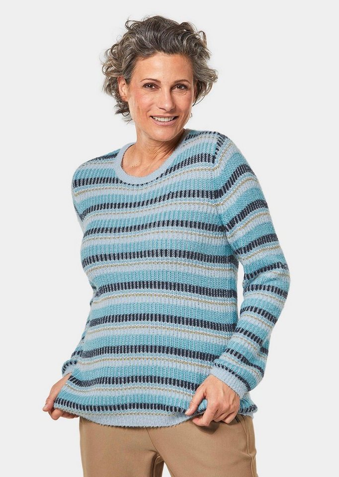 Black Friday Goldner Strickpullover Kurzgröße Kuscheliger Pullover