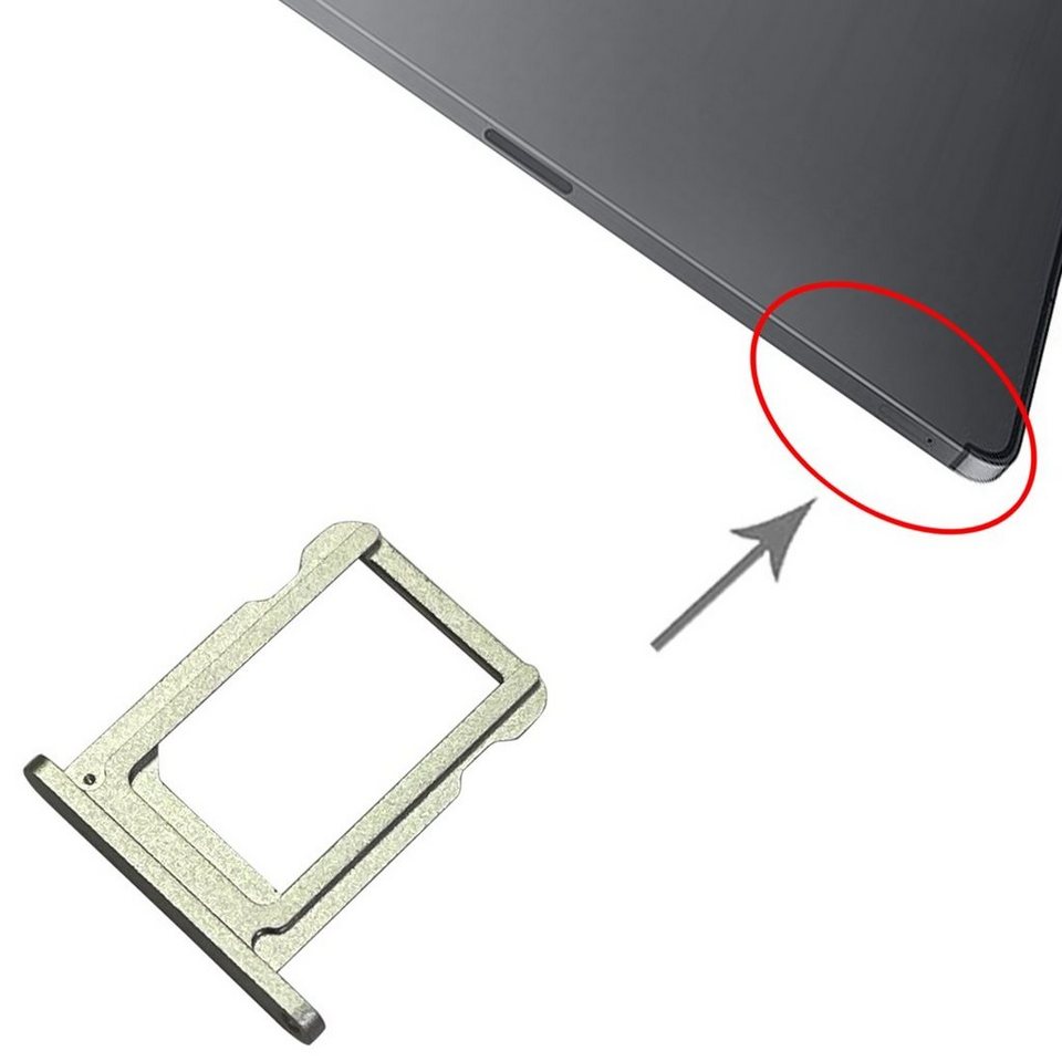 Wigento Sim Karten Halter Adapter Card Tray Für Apple Ipad Pro 129