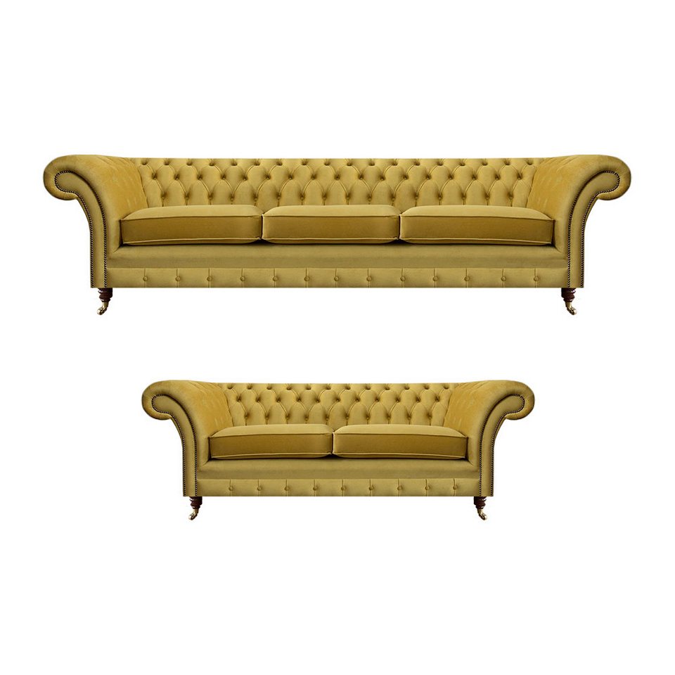 Jvmoebel Wohnzimmer Set Luxus Komplett Sofas Dreisitzer Mit Zweisitzer