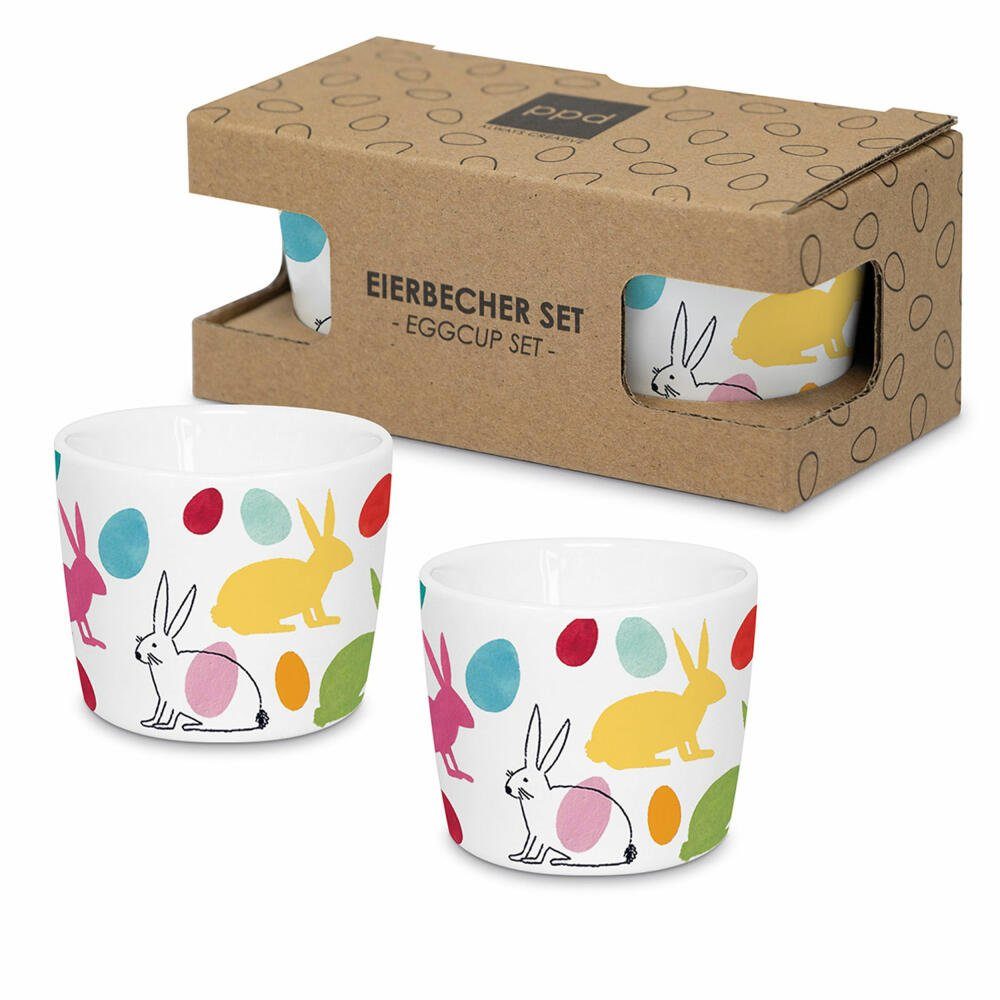 PPD Eierbecher Rabbits & Eggs Egg Cup Set 2-tlg., (2-tlg), Designer ...