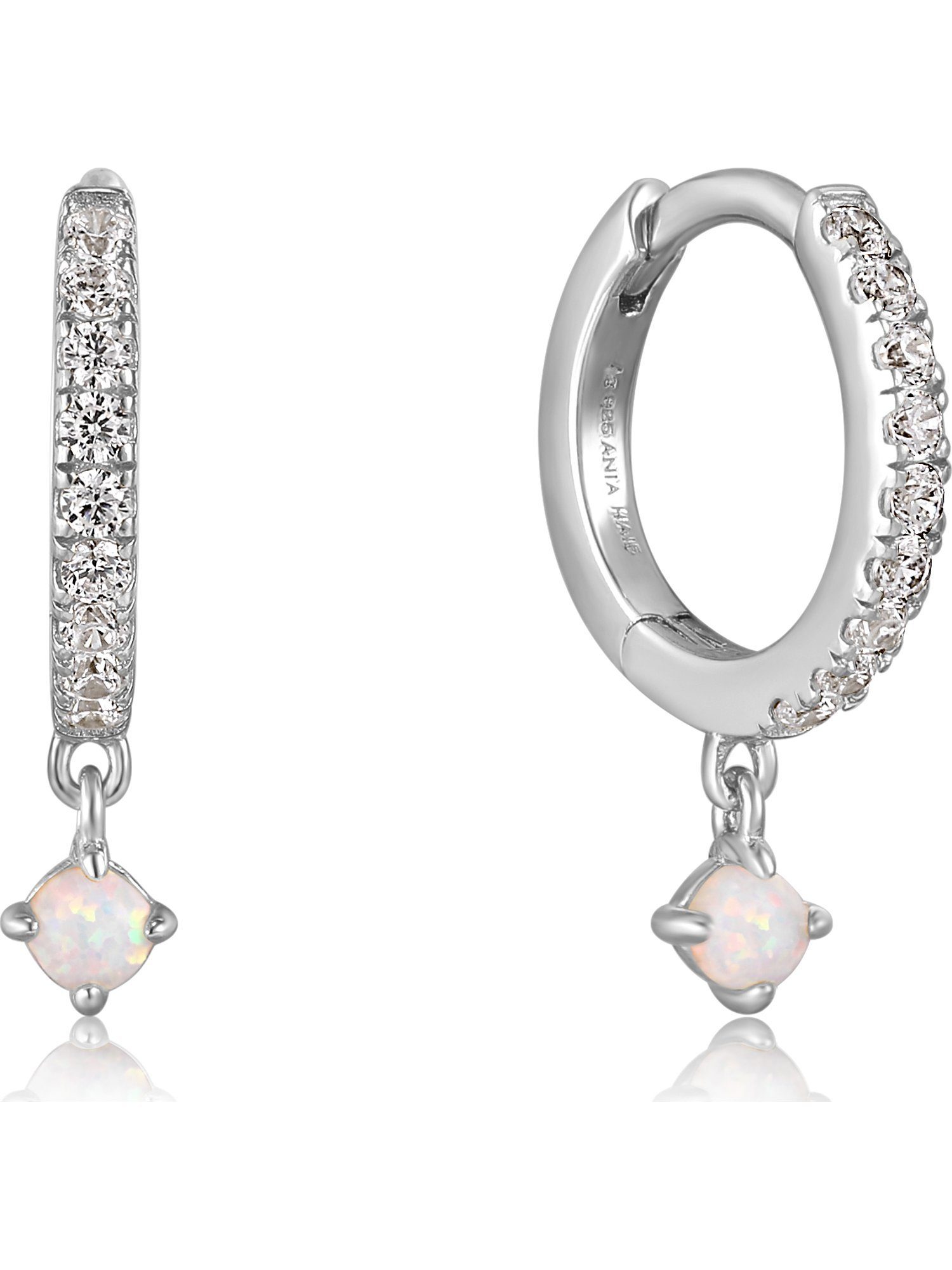 Ania Haie Paar Creolen Ania Haie Damen-Creolen 925er Silber 2 Opal (Paar), Ania Haie Creolen ...