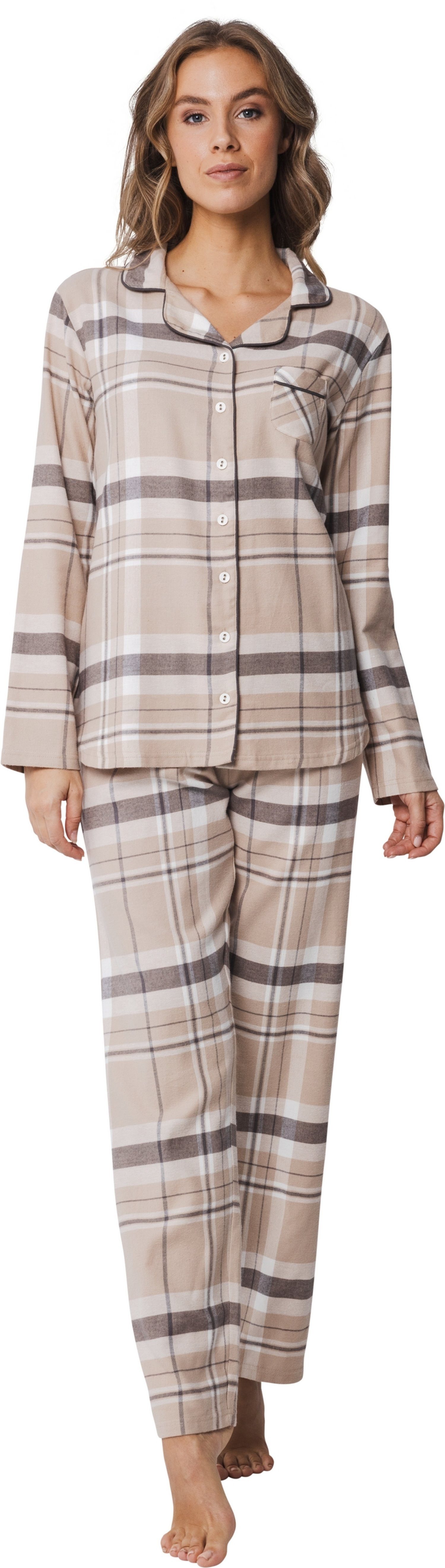 Flanell Schlafanzug Fur Damen
