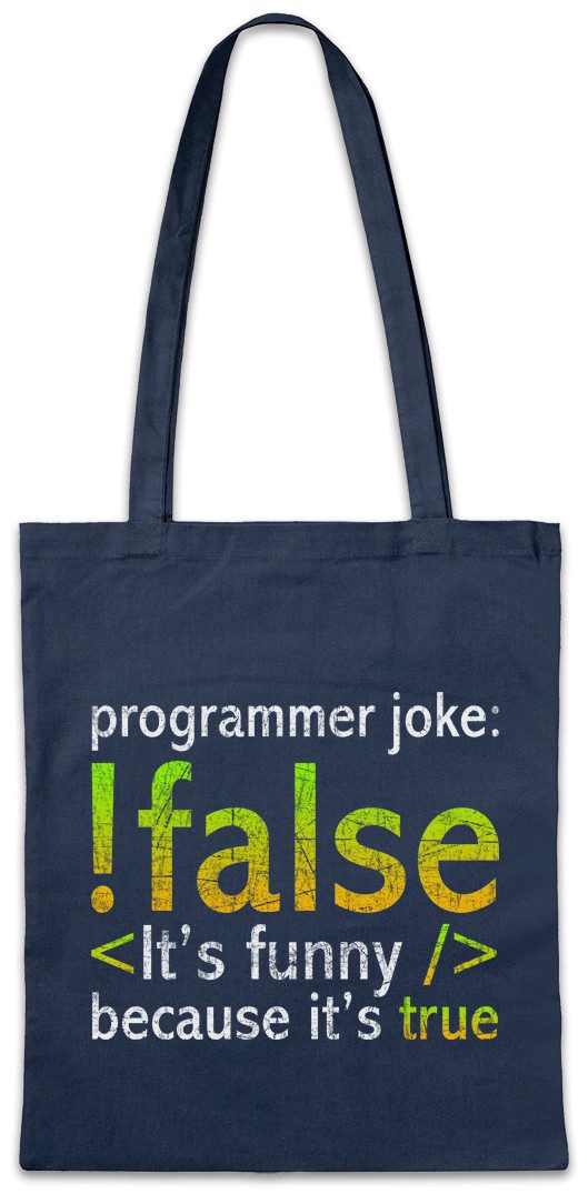 Urban Backwoods Beuteltasche Programmer Joke Stofftasche Informatiker Informatik Computer ...