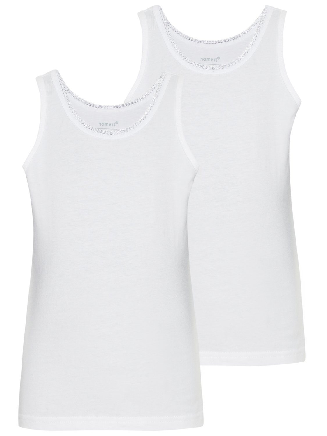 Name It Unterhemd Name It Mädchen Tank Tops Im 2er Pack Mit Spitze 1 St