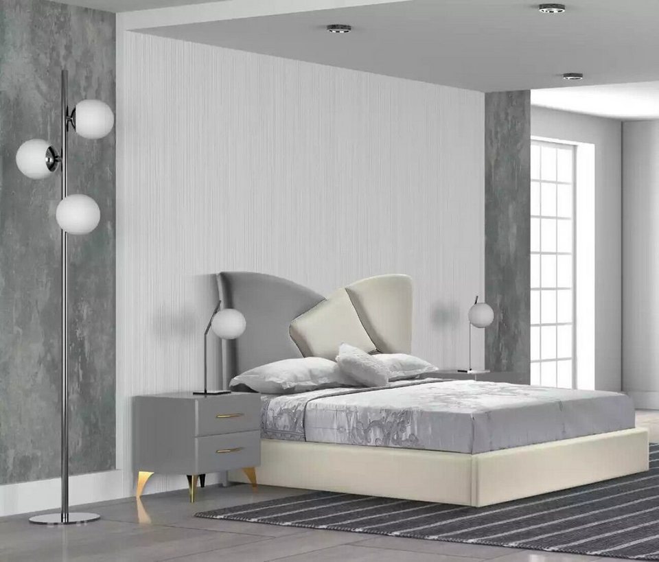 Jvmoebel Schlafzimmer Set Bett 2x Nachttische Neu Luxus Komplettes
