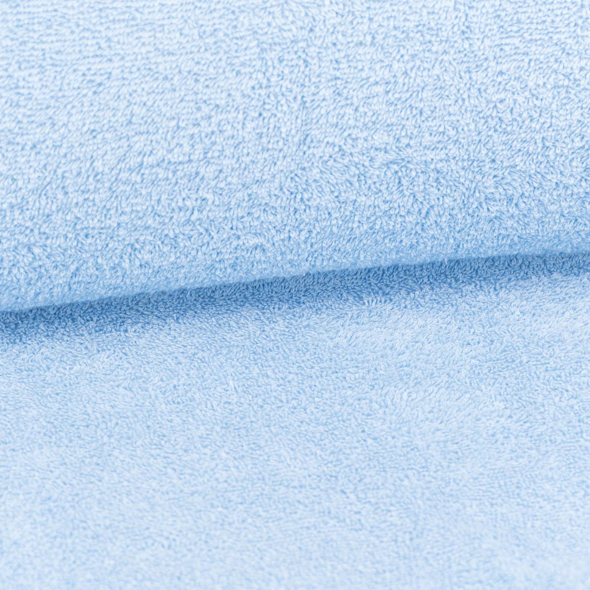 SchÖner Leben Stoff Frottee Stoff Baumwolle 380gqm Hellblau 150cm