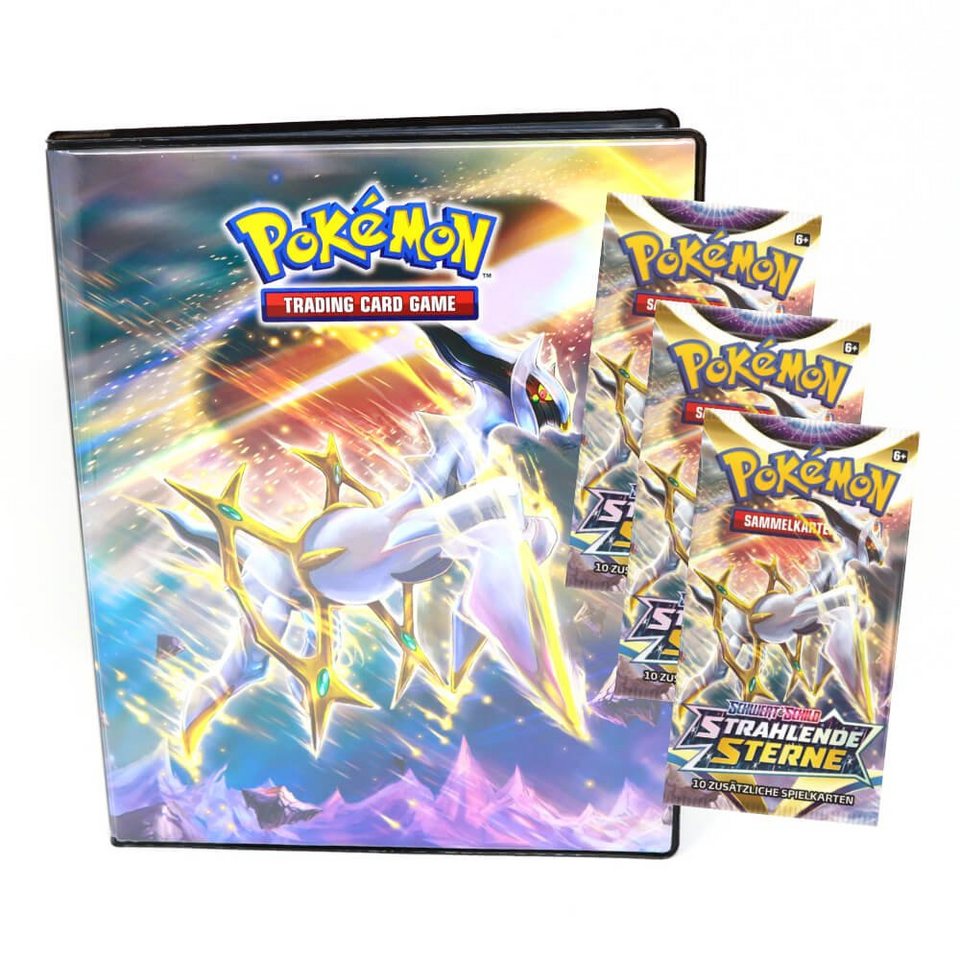 POKÉMON Sammelkarte Ultra Pro 4-Pocket Pokemon Strahlende Sterne Karte ... POKÉMON Sammelkarte Ultra Pro 4-Pocket Pokemon Strahlende Sterne Karte ...