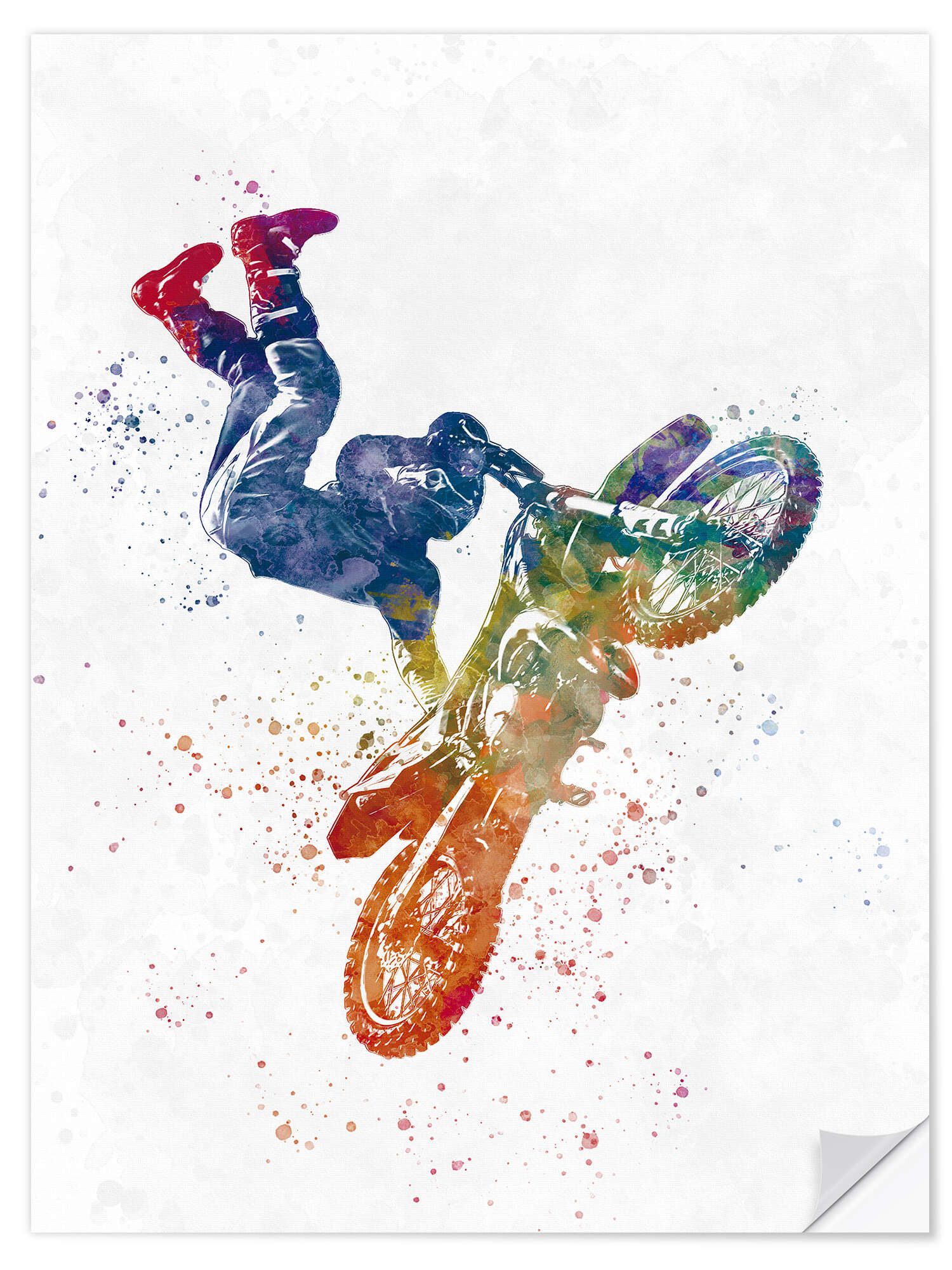Posterlounge Wandfolie Nobelart Motorcycle Vii Jugendzimmer Illustration