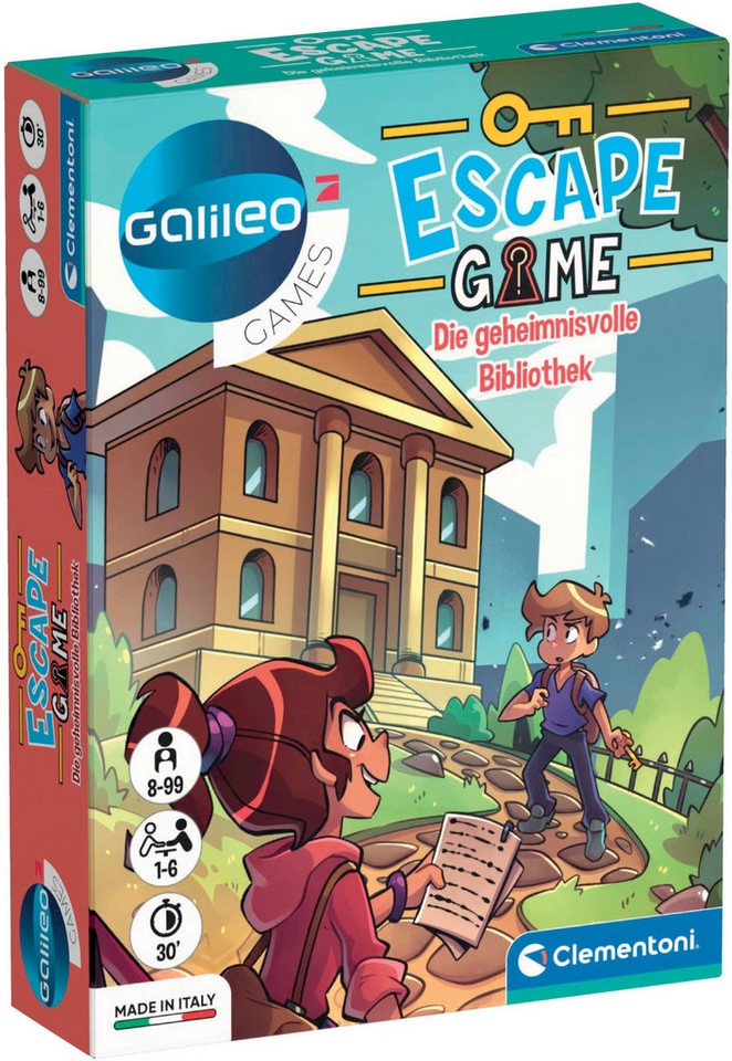 Clementoni® Spiel Galileo Games, Escape Games, Die geheimnisvolle ... Clementoni® Spiel Galileo Games, Escape Games, Die geheimnisvolle ...