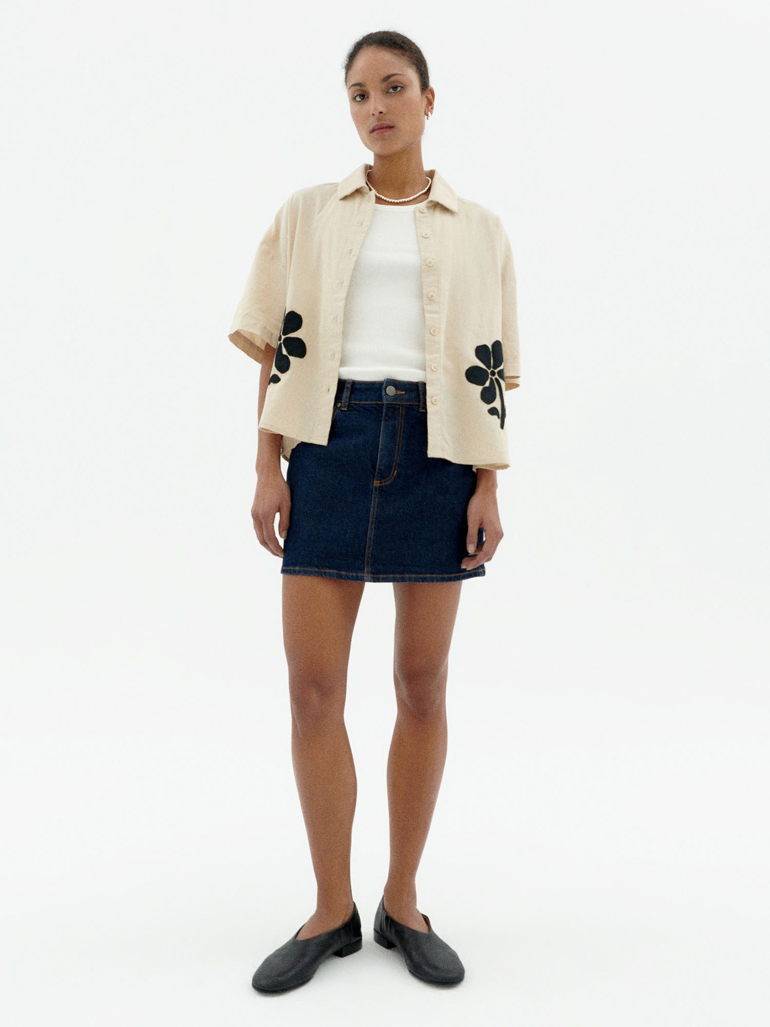 Thinking Mu Kurzarmbluse Marygold Anna Blouse