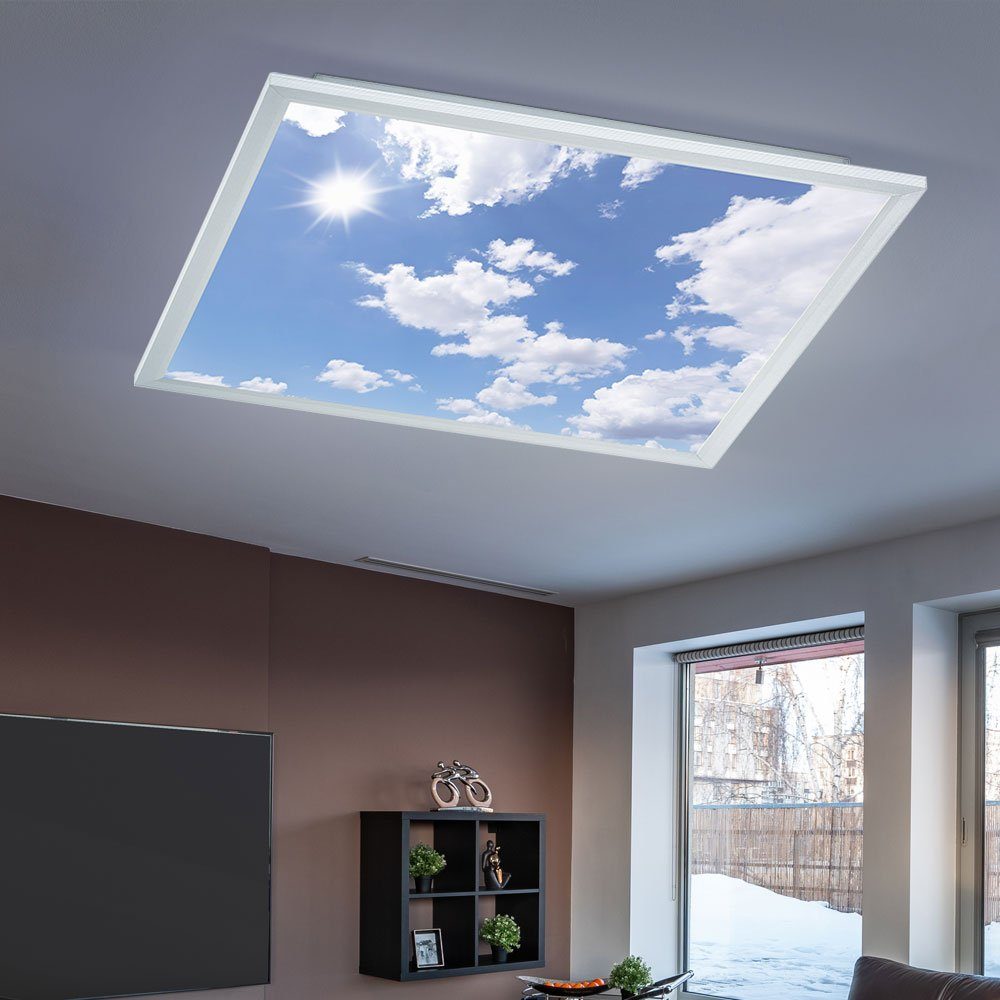 WOFI LED Deckenleuchte, LED-Leuchtmittel fest verbaut, Kaltweiß ...