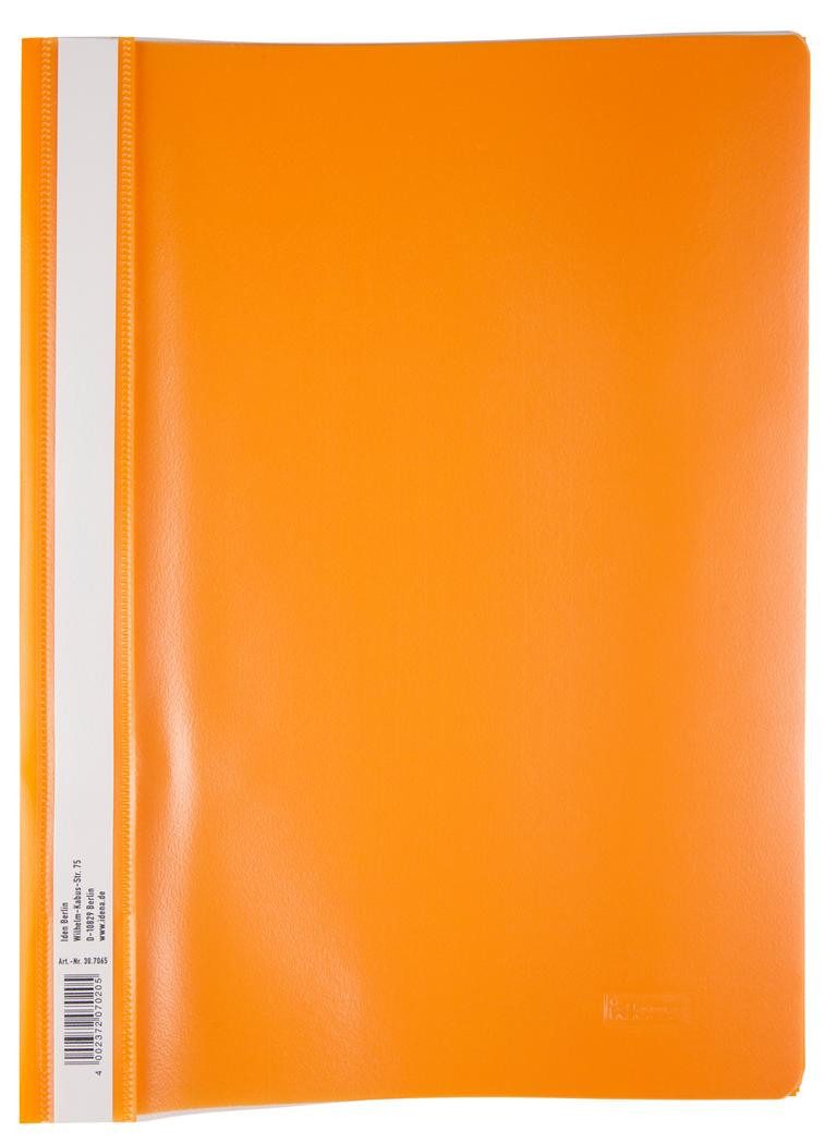 Idena Hefter 10 Schnellhefter DIN A4 / PP / extra stark / Farbe: orange
