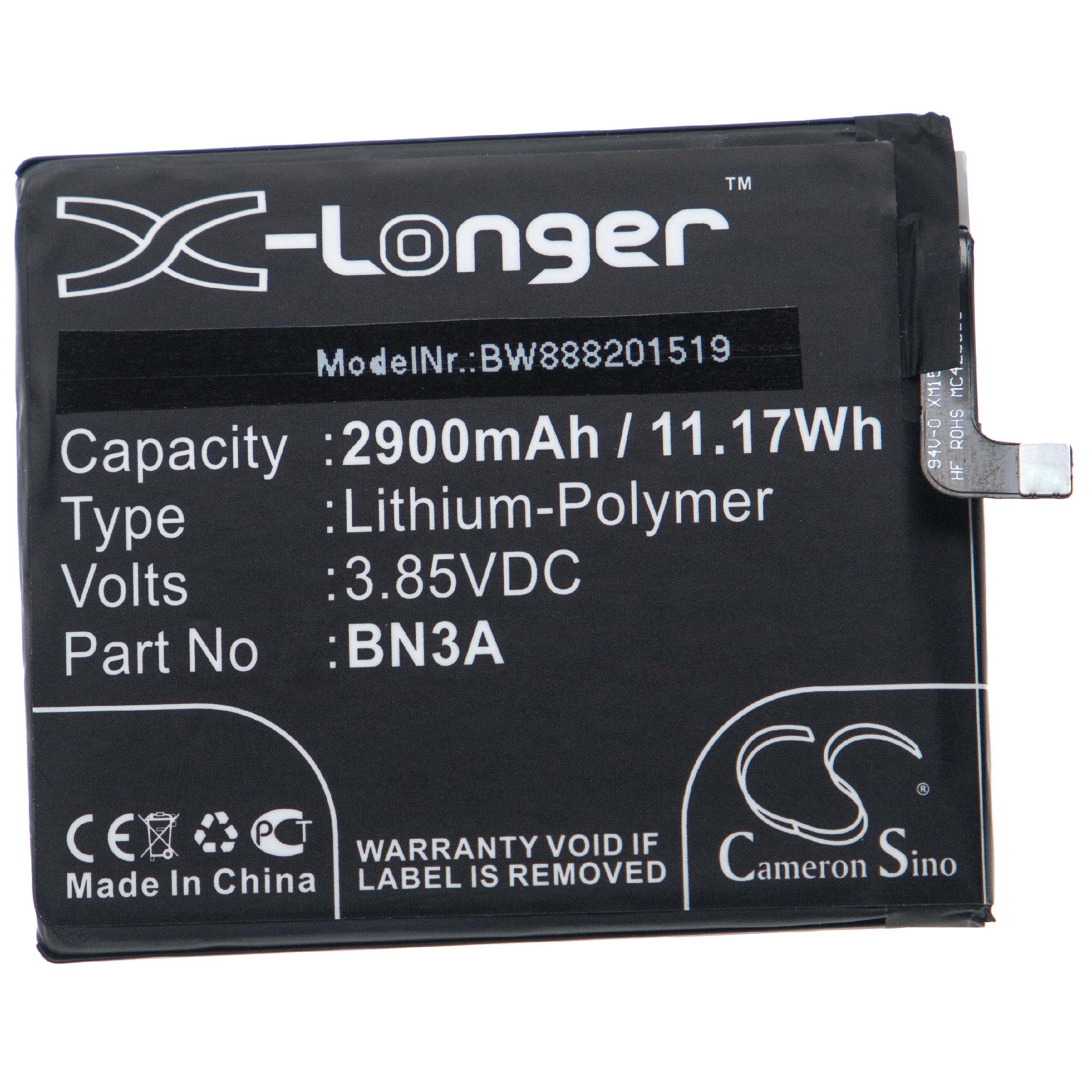 vhbw Smartphone-Akku passend für Redmi / Xiaomi Go, M1903C3GG, M1903C3GH Mobilfunk (2900mAh, 3 ...