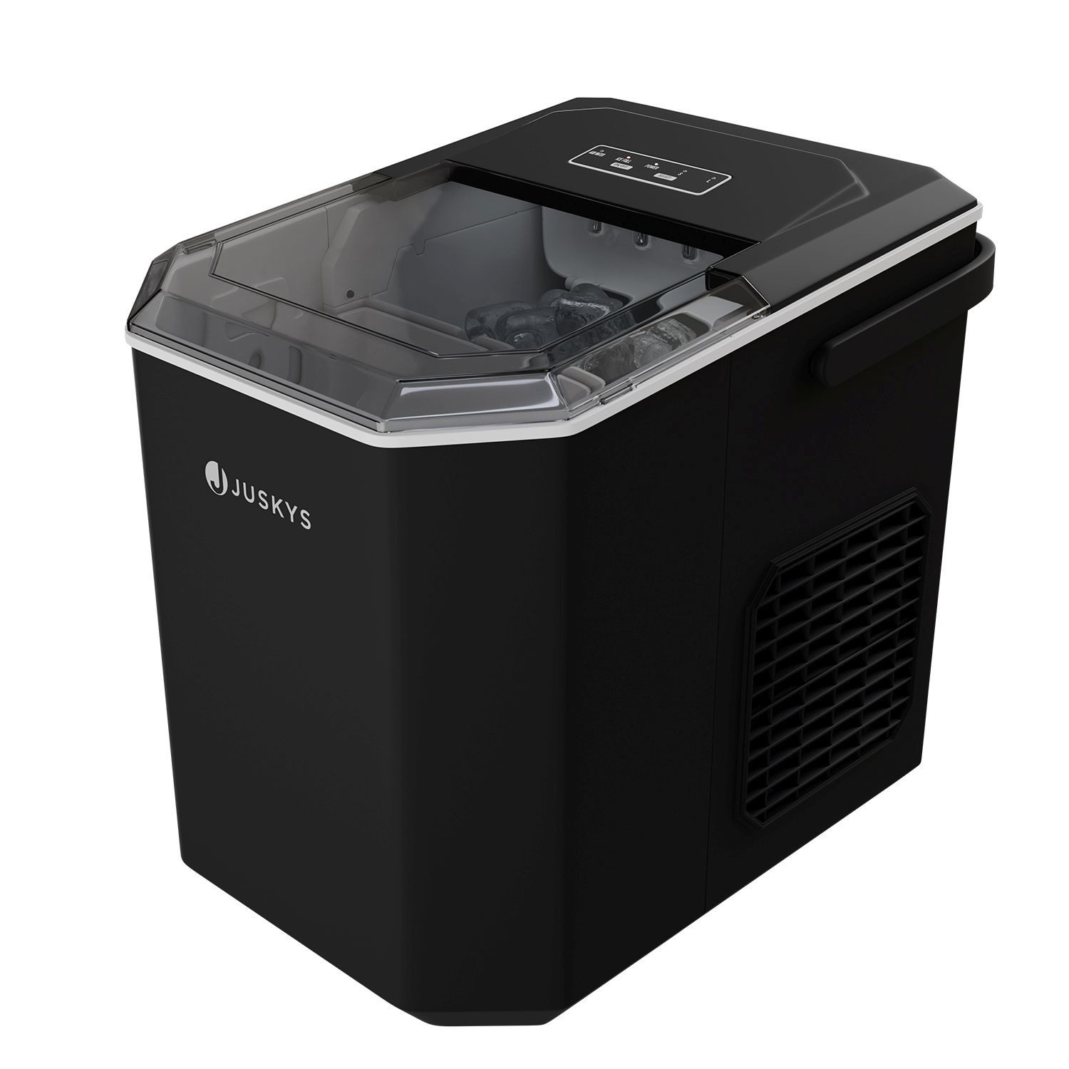 Juskys Eiswürfelmaschine IceOracle, 2 Größen, bis zu 12 kg pro Tag; mit ...