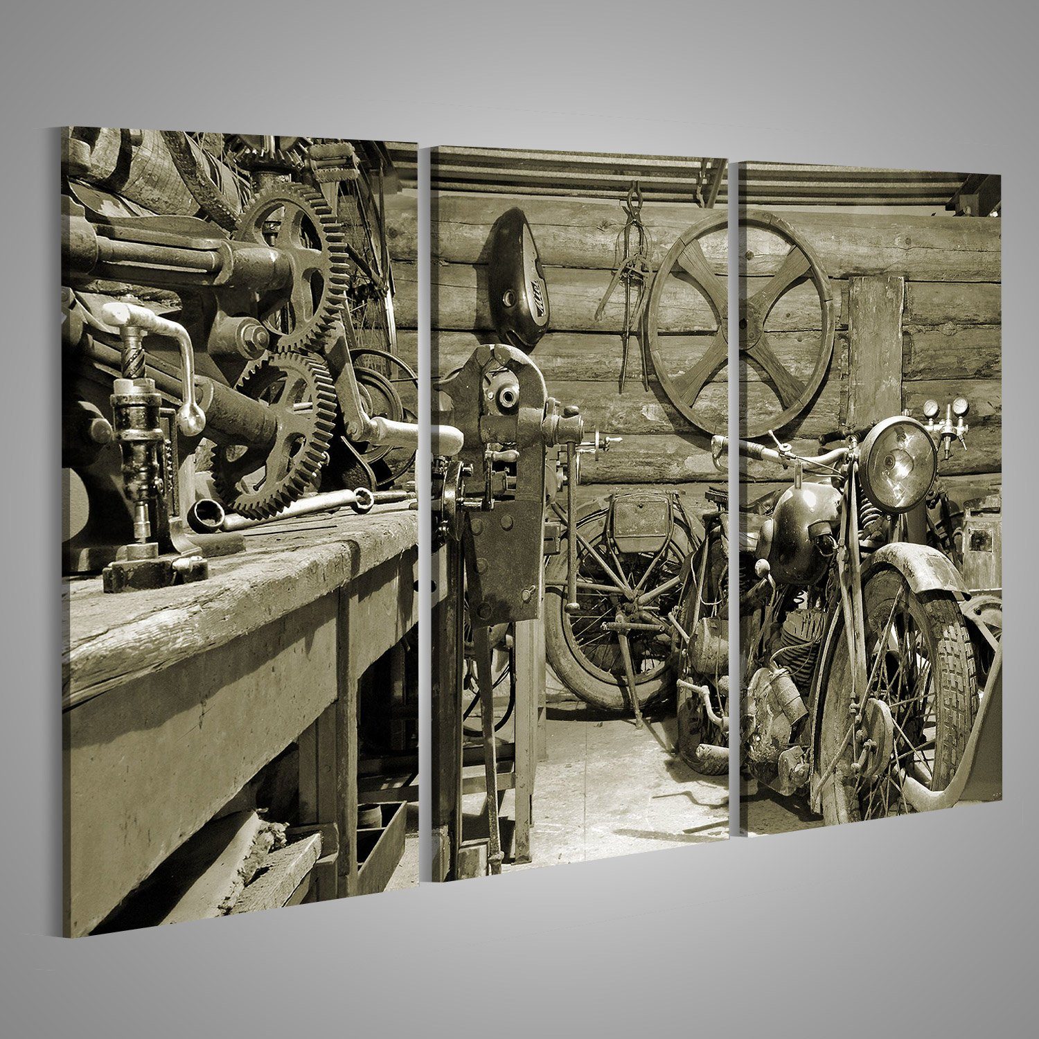 Islandburner Leinwandbild Bild Auf Leinwand Garage Wandbild