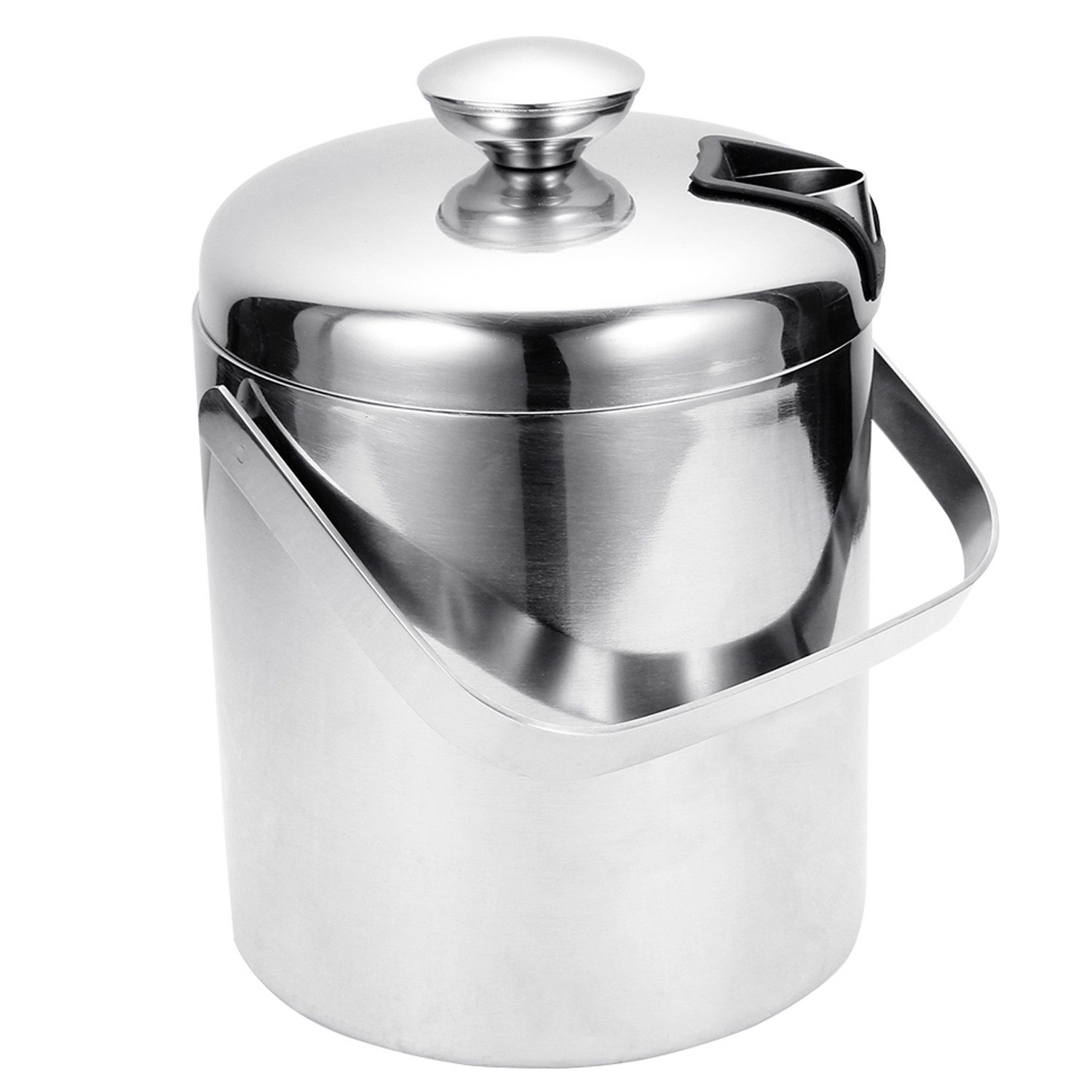 Clanmacy Eiseimer Eiskühler Eiseimer Silber mit Deckel ...