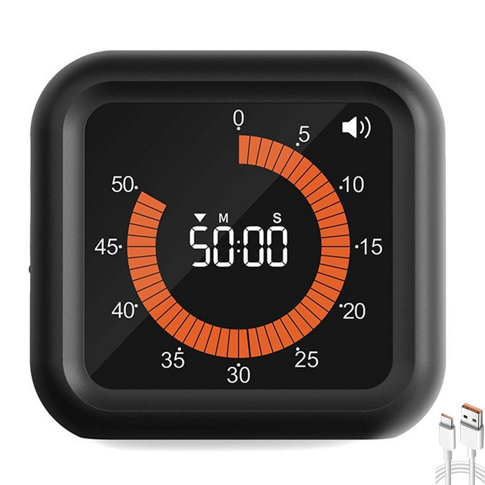 PFCTART Küchentimer Visueller Timer, Wecker zur Selbstdisziplinierung ... PFCTART Küchentimer Visueller Timer, Wecker zur Selbstdisziplinierung ...