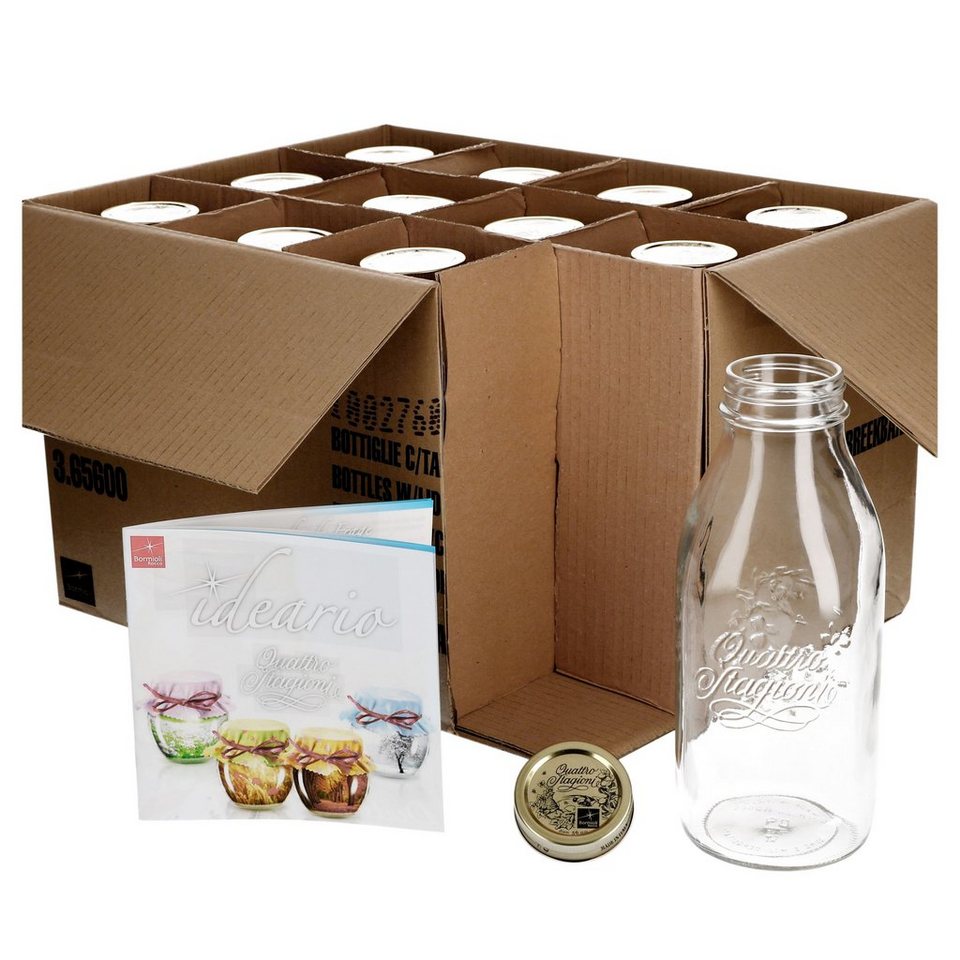 Mambocat Einmachglas 12er Set Einmachglas Original Quattro Stagioni 1