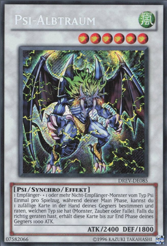 Recollectibles Sammelkarte Yugioh Karte Psi Albtraum Yu Gi Oh Karte