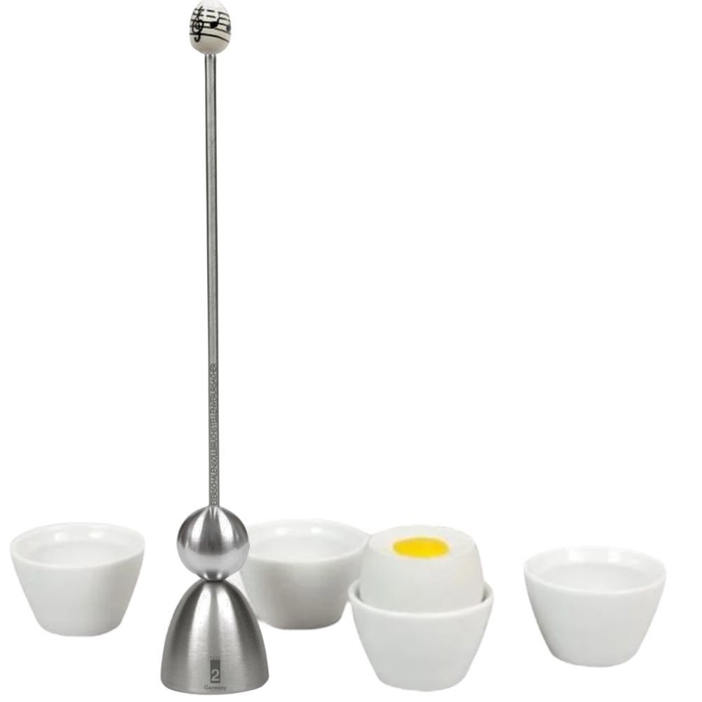 mugesh Eierbecher Geschenkset für Musiker - Eieröffner und Eierbecher ...