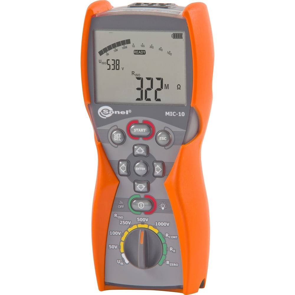 Sonel Multimeter Isolationsmessgerät, Prüfspannung 50V, 100V, 250V ...
