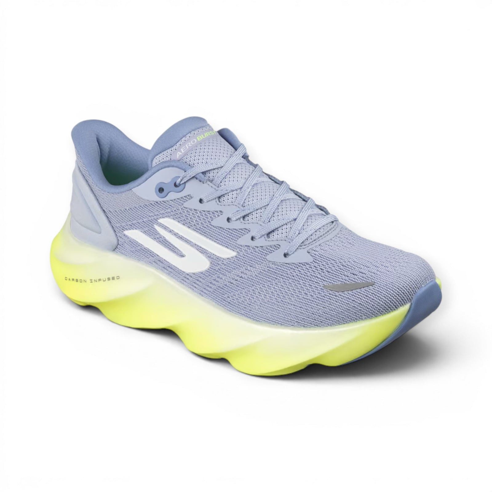 Skechers Aero Spark grau/gelb/weiss Damen Laufschuh