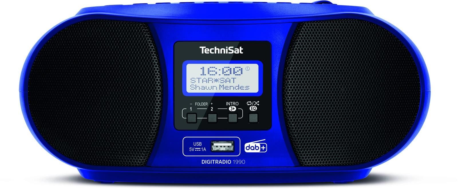 TechniSat TechniSat DigitRadio 1990 Heim-Audio-Midisystem 3 W Blau Radio