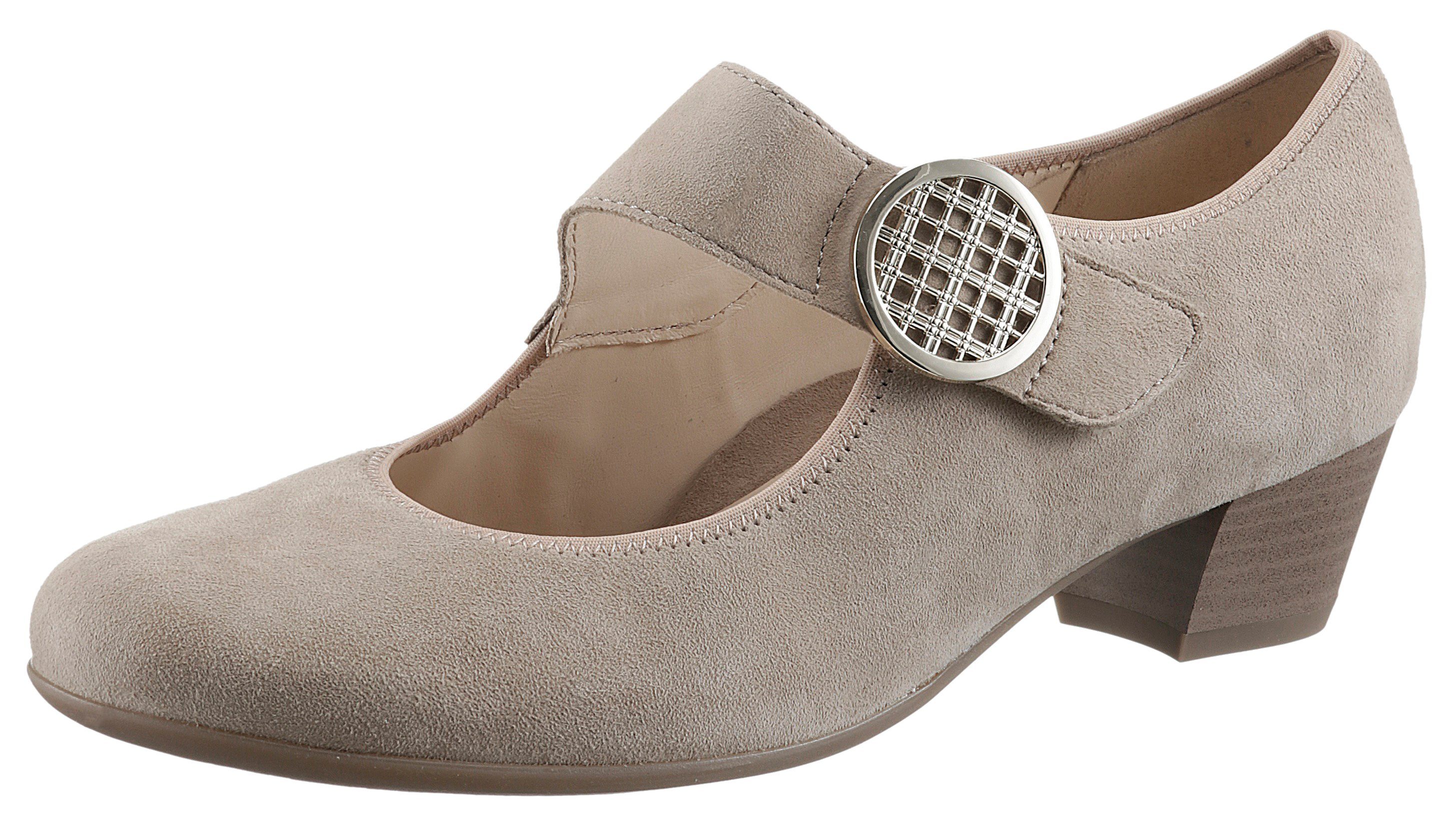 Spangenpumps Beige