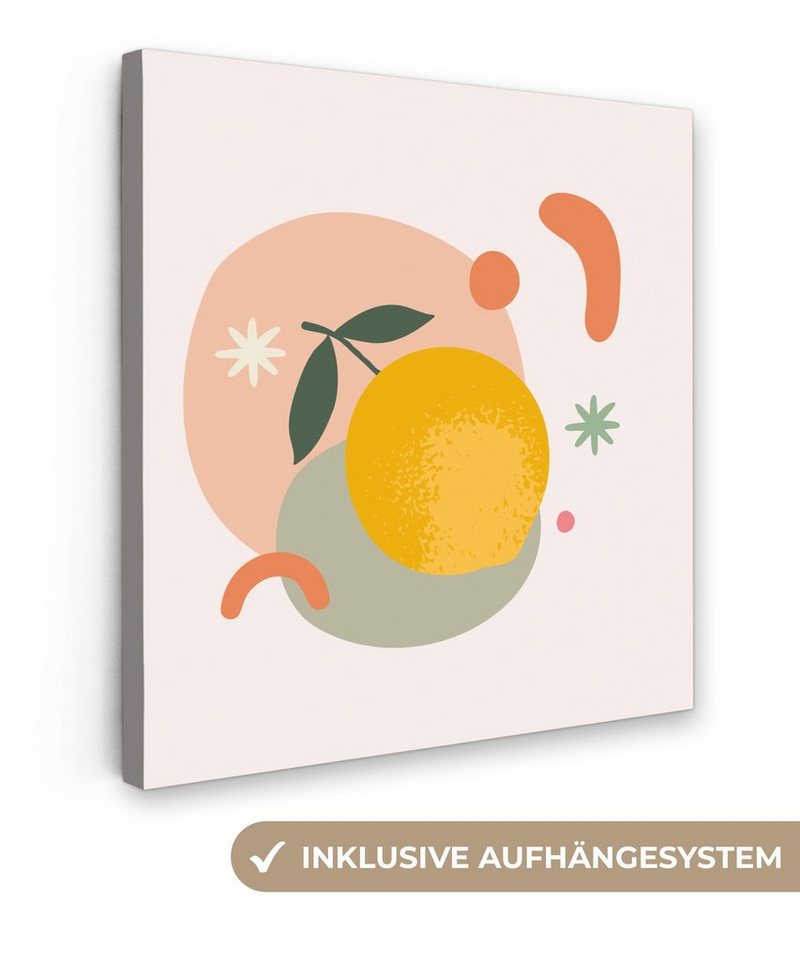 Onemillioncanvasses® Leinwandbild Zitrone Obst Sommer 1 St