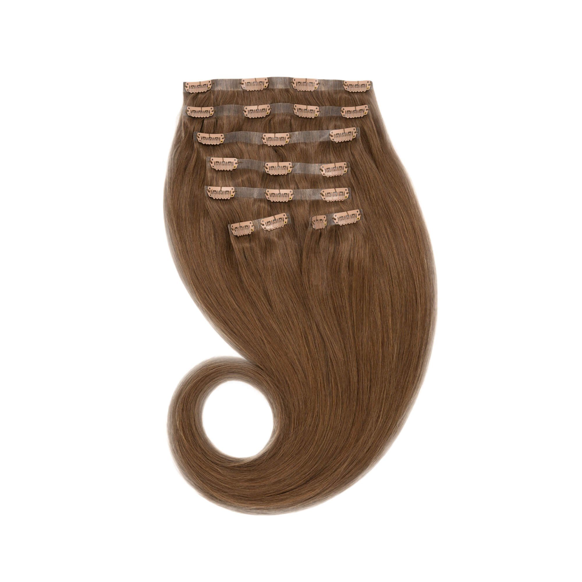 Global Extend Echthaar-Extension Clip-in-Extensions nahtlos, Haarteil