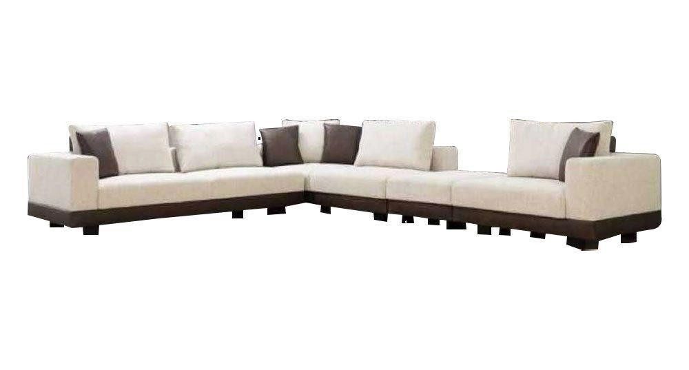 JVmoebel Ecksofa Wohnzimmer Ecksofa Luxus L-Form Couch Textil Möbel ...