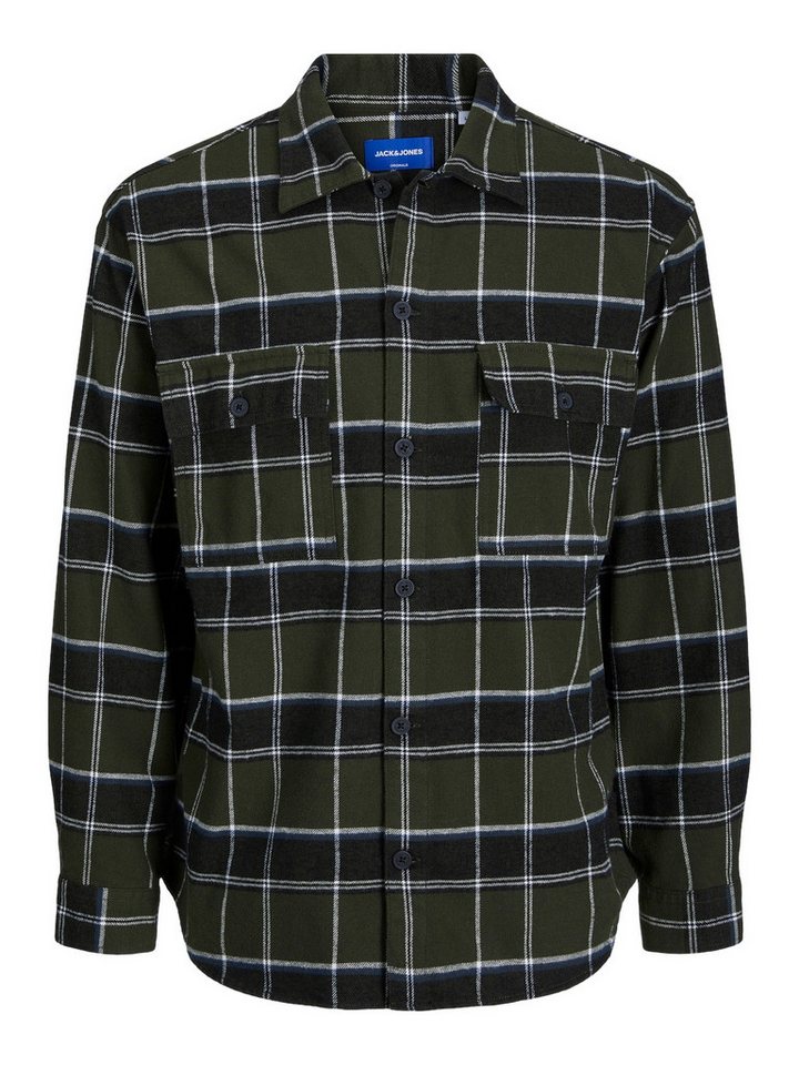 Jack And Jones Langarmhemd Jorblafri Check Overshirt Ls Bf Mit