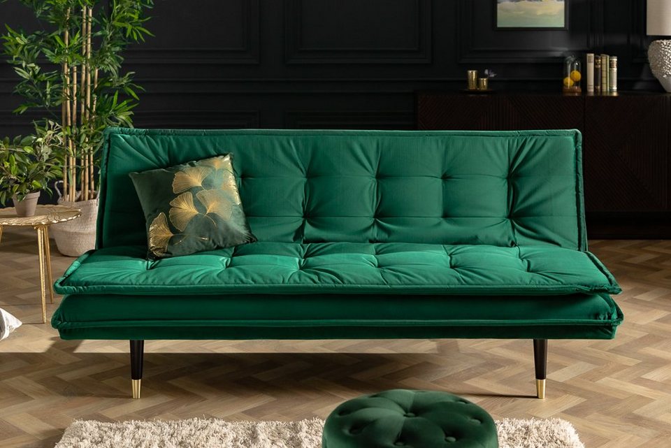 Riess Ambiente Sofa Magnifique 184cm Smaragdgrün 1 Teile Mit