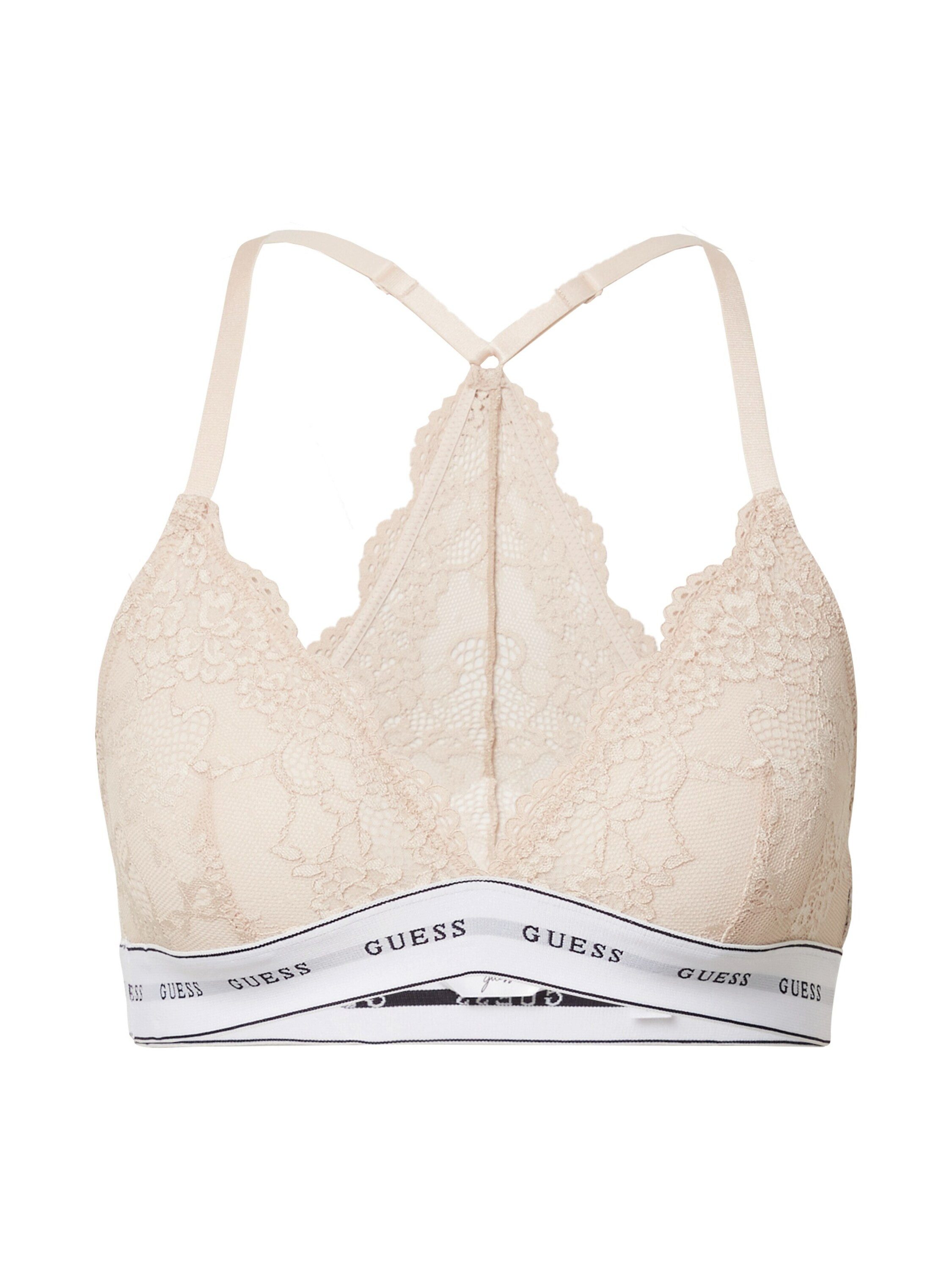Guess Triangel-BH Belle (1-tlg) Spitze, Leicht transparent