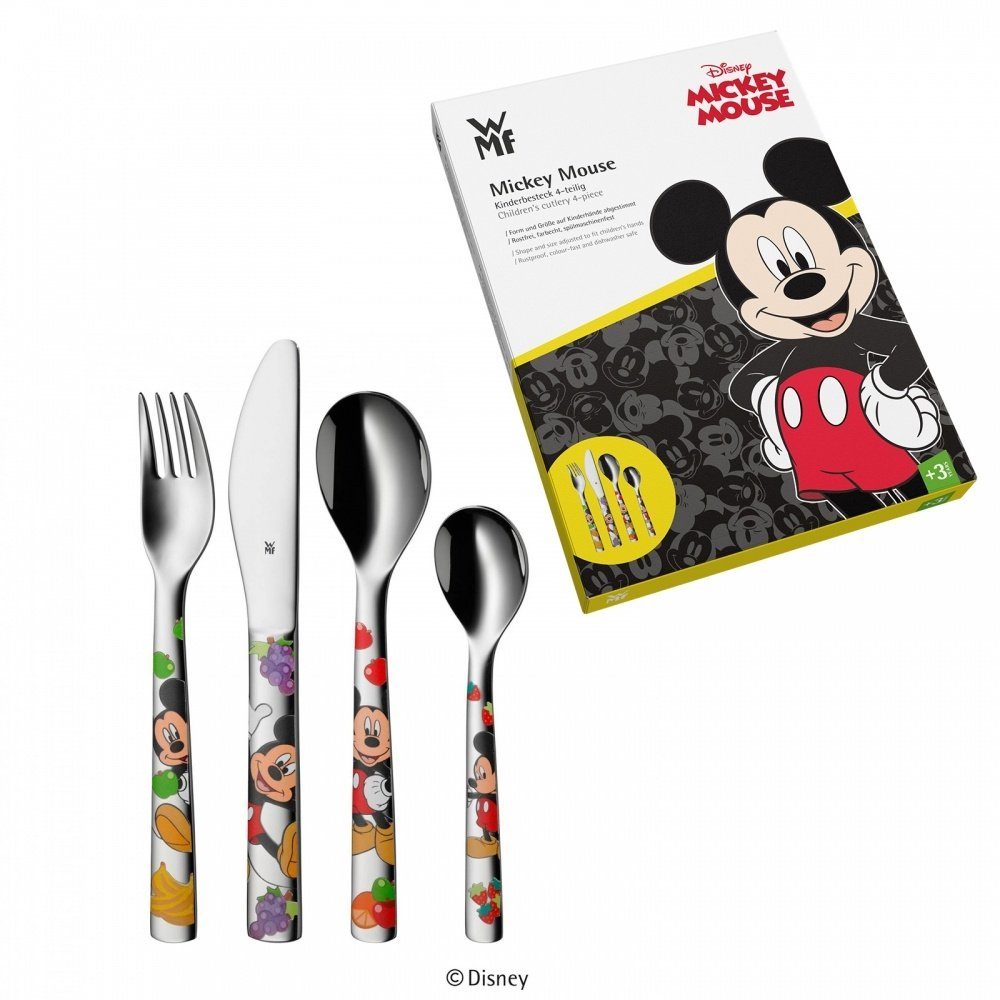 WMF Kinderbesteck WMF Kinderbesteck-Set 4-tlg. Mickey Mouse