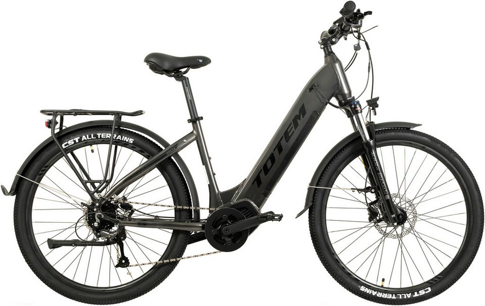 Totem E Bike Trekkingrad Dlt 40 9 Gang Shimano Altus Schaltwerk