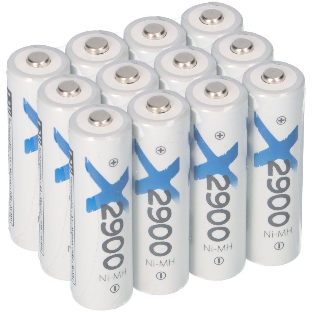 ᐅ XCell 12x XCell Mignon AA Akku Ni-MH 1,2V 2900mAh Akku | OTTO