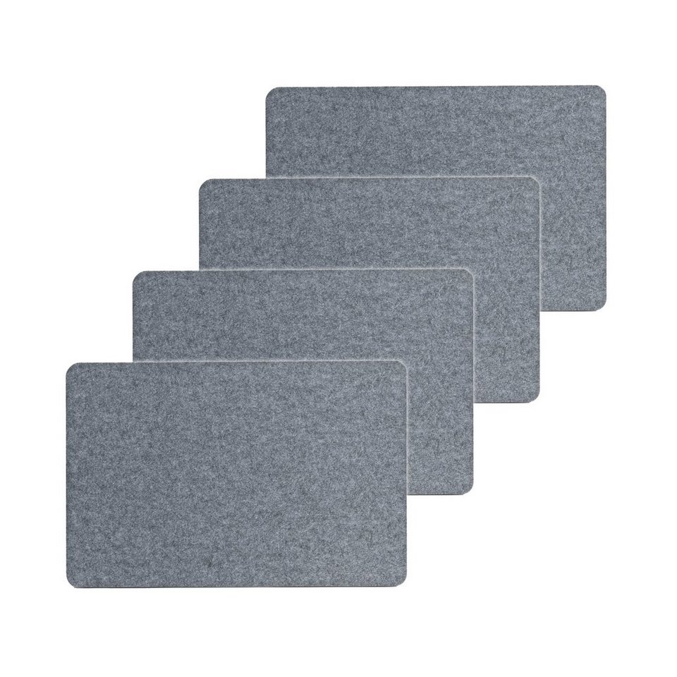 Platzset Platzset Filz 4 Teilig Rechteckig Neuetischkultur Set 4 St