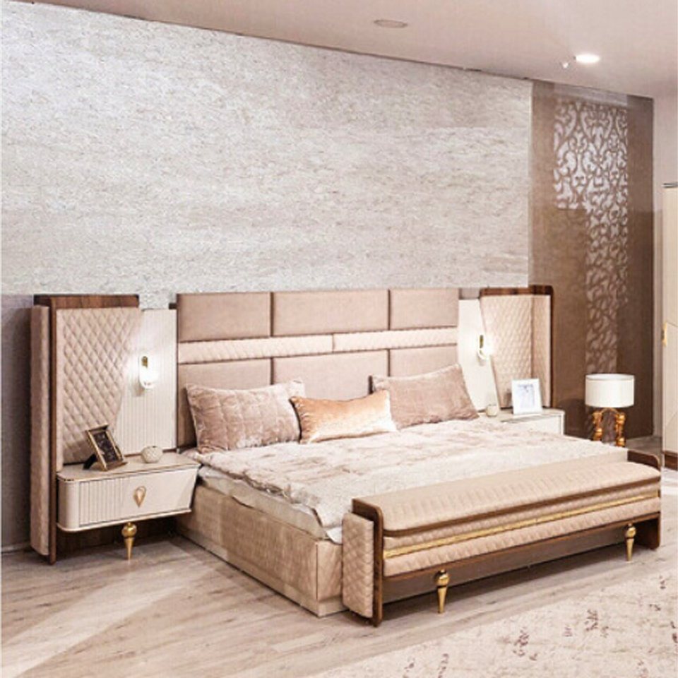 Jvmoebel Schlafzimmer Set Schlafzimmer Garnitur Luxus Design Bett
