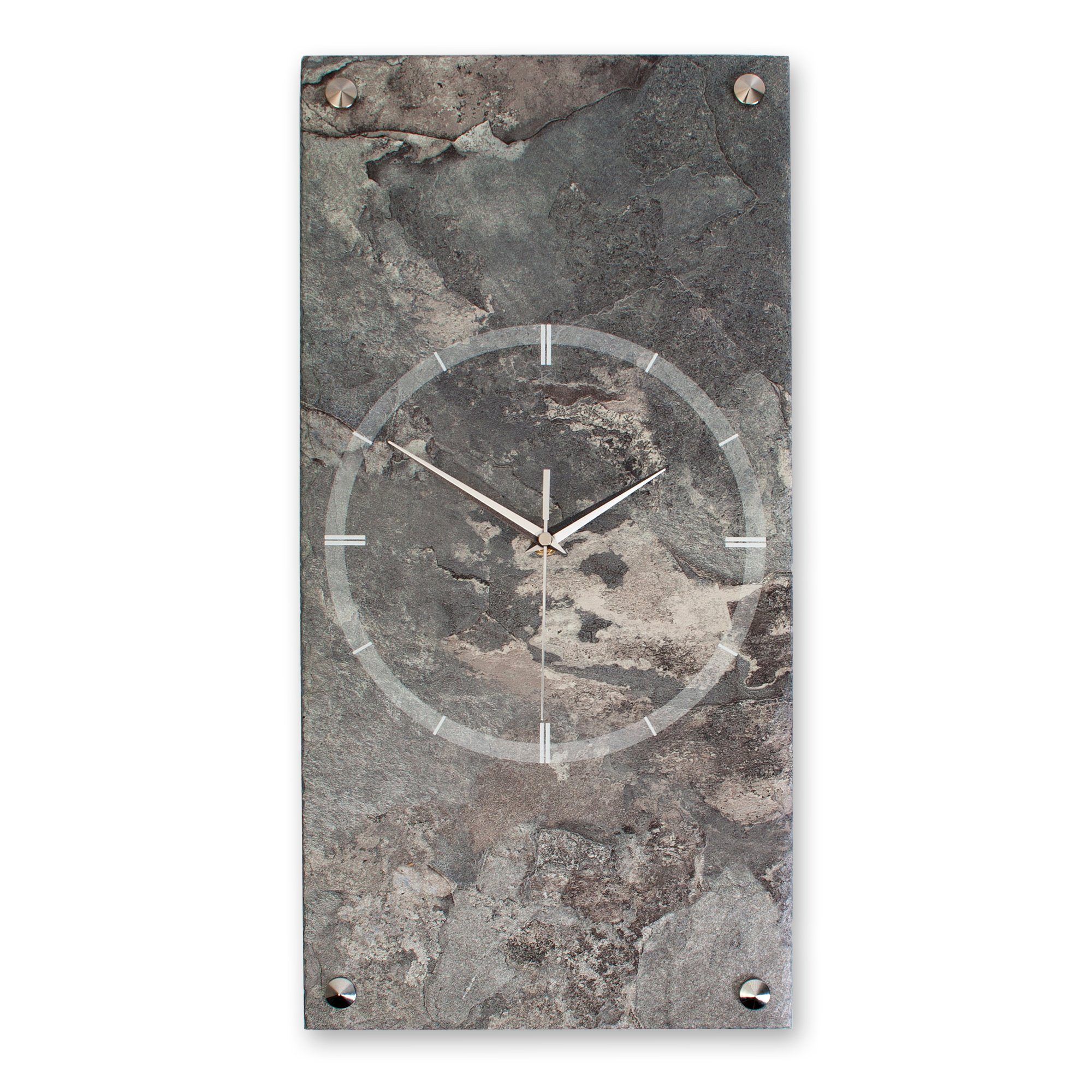 Kreative Feder Wanduhr Designer Wanduhr „stone Aus Stein Beton Funk