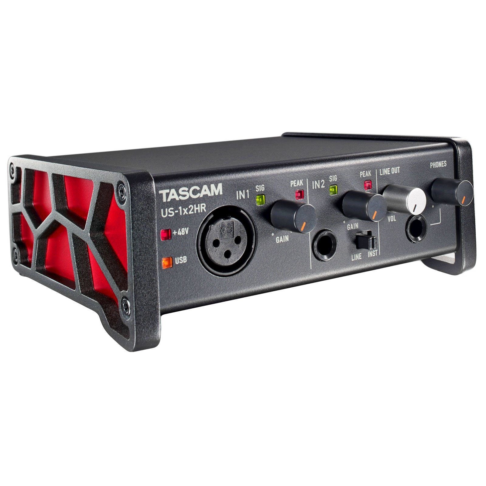 Tascam Tascam US-1x2HR USB Audio-Interface Digitales Aufnahmegerät