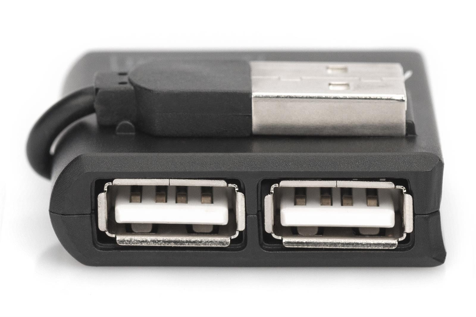 ASSMANN ASSMANN DIGITUS USB 2.0 High-Speed Hub 4-Port Computer-Kabel ...