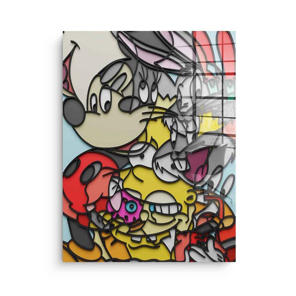 Dotcomcanvas® Acrylglasbild Boom Acrylglas Acrylglasbild Boom Comic