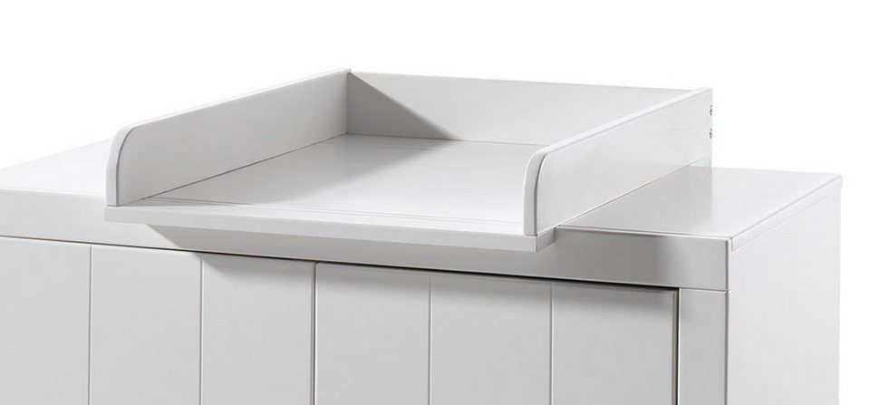 Möbelando Wickelaufsatz Erik Aus Massiv Kiefer Und Mdf In Weiß