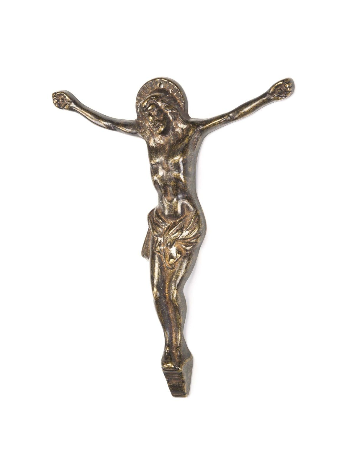 Aubaho Dekoobjekt Kruzifix Im Nostalgie Anitk Stil Kreuz Eisen 26cm